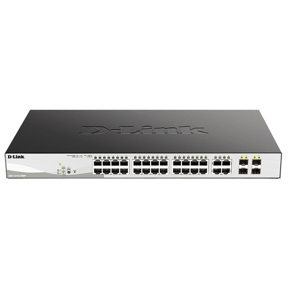 Коммутатор DGS-1210-28MP/F4A D-Link Для средних рабочих групп