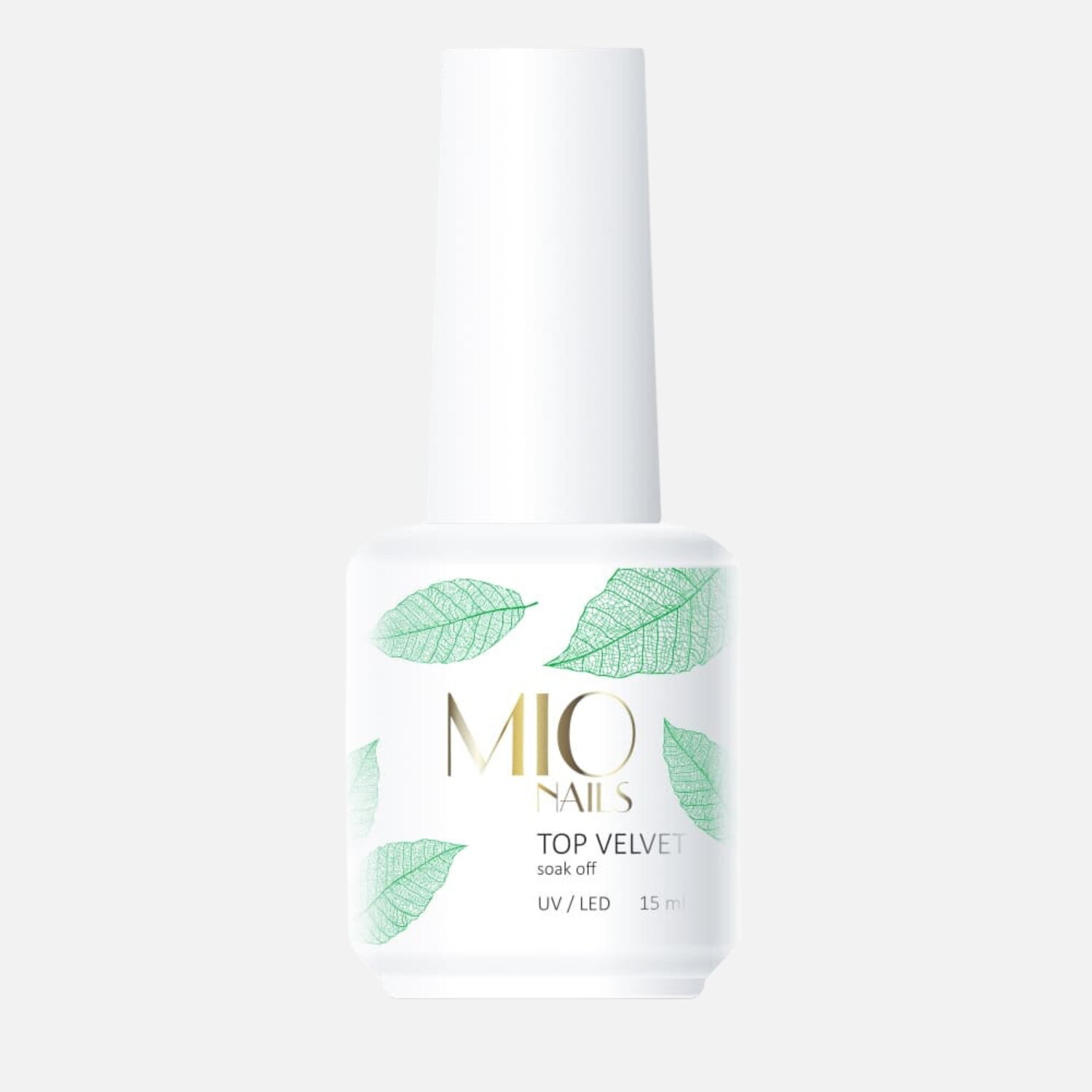 Матовый топ для гель-лака с липким слоем MIO Nails Velvet Luxe 15 мл