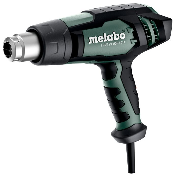 Технический фен METABO HGE 23-650 LCD Фен 2300вт,80-650гр,2 насад, коробка 603065000