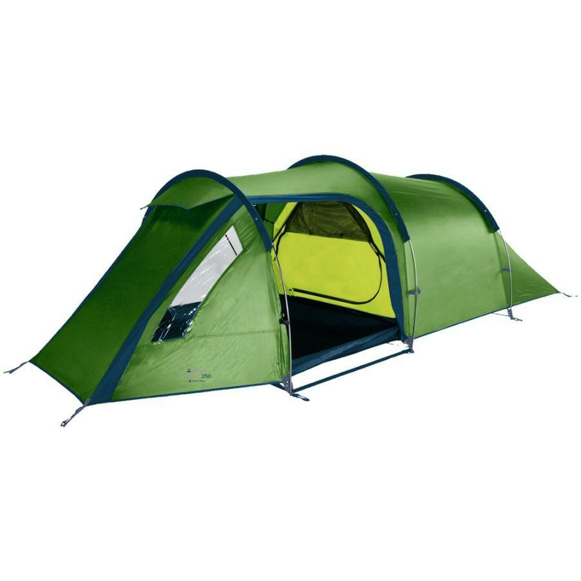 Палатка Decathlon Vango Omega 250, двухместная, зеленая, кемпинговая, с противомоскитной сеткой