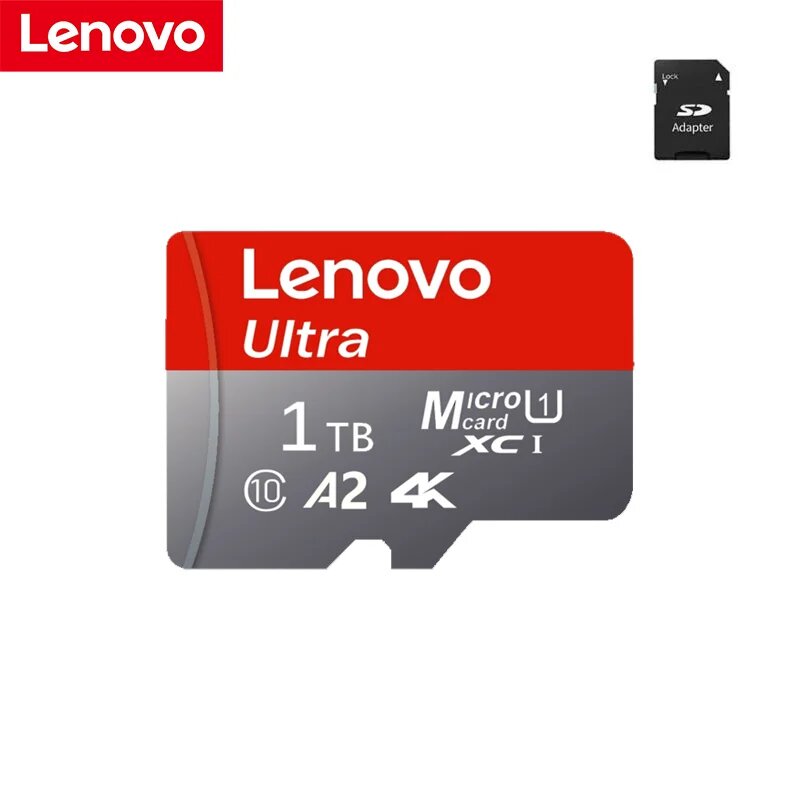 Lenovo SD карта памяти 128 ГБ / 256 ГБ / 512 ГБ / 1 ТБ / 2 ТБ для Nintendo, 1TB