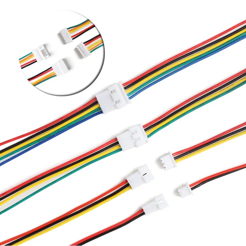 Разъемы JST 1,25, 5 пар, Your Cee 3П, 15cm wire
