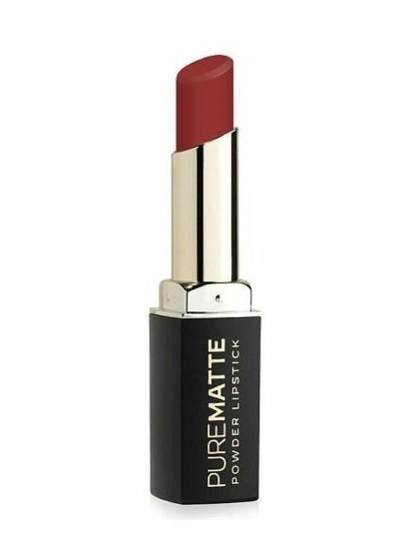 Golden Rose Помада для губ Pure Matte Powder Lipstick Матовая пудровая с гиалуроном, жожоба и витамином Е, тон 123
