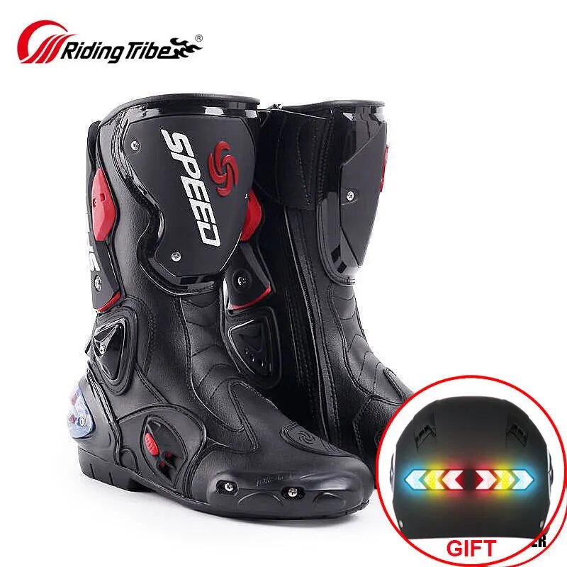 SPEED PRO-BIKER Мотоциклетные ботинки Защитная мотоциклетная обувь для мотокросса Мотоботинки Байк Велоспорт Спортивные ботинки