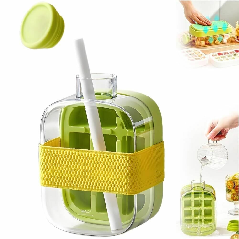 Бесконтактные формы для льда и воды 2 в 1 с крышками