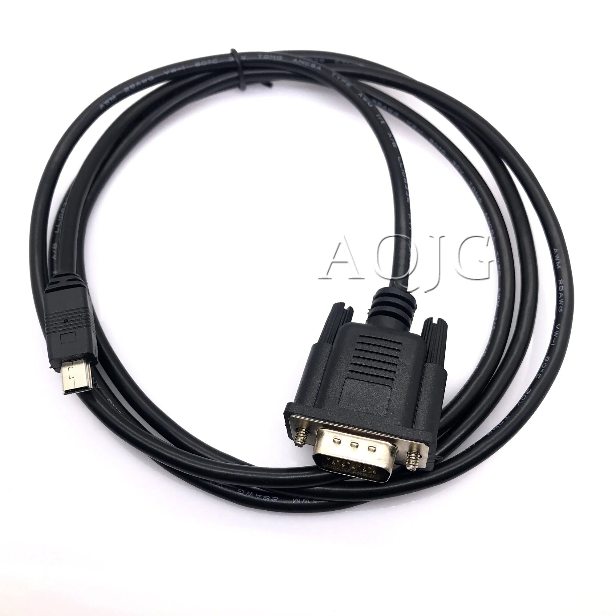 1x 1,5 м/5 футов для мобильного DVD EVD USB Mini 5pin штекер для VGA 15pin штекер разъем кабель шнур черный