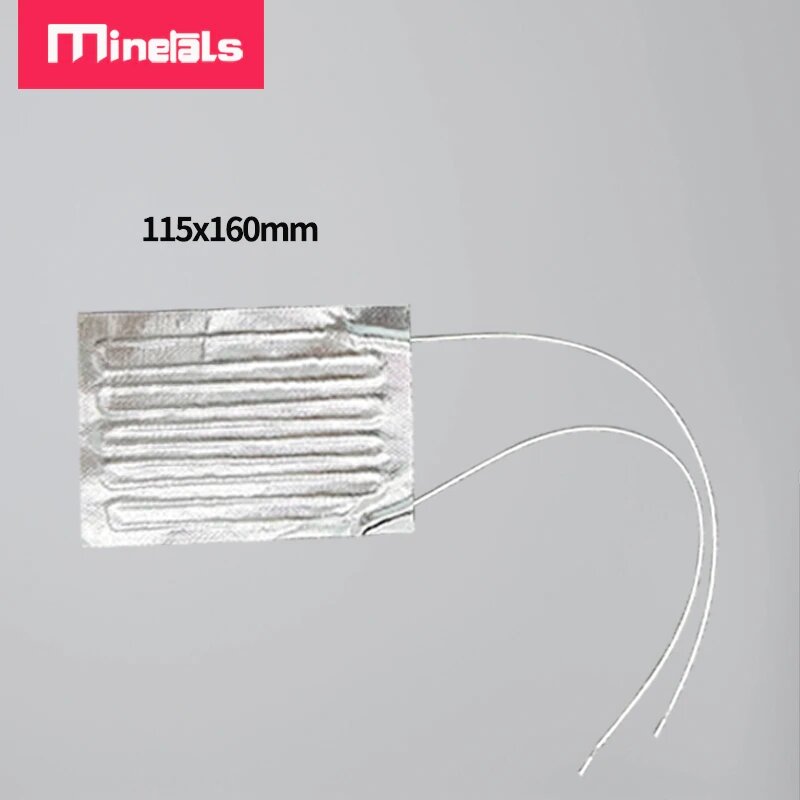 Обогреватель аккумулятора Minerals 12В 24В 48В для 100 Ач 12V, 115x160mm