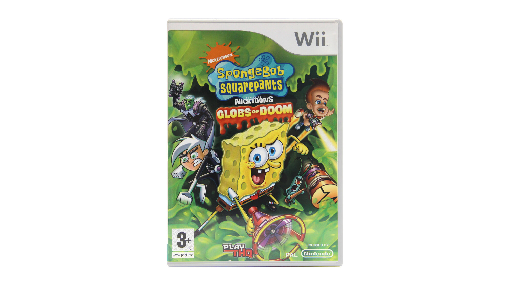 Spongebob Squarepants Featuring Nicktoons Globs of Doom (Nintendo Wii)