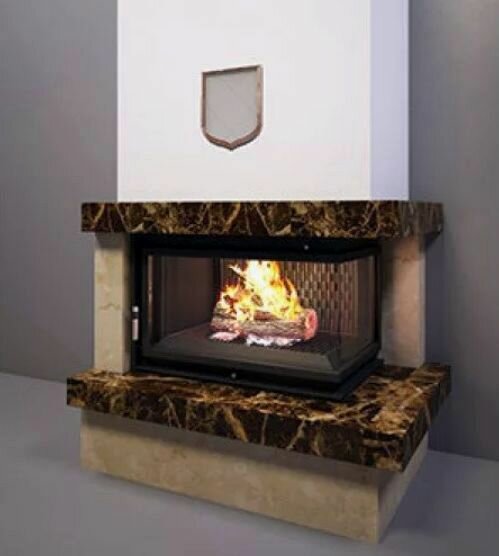 Топка Kratki MAJA/P/BS, Чугун, черный, 64,1x43,3x39,55 см