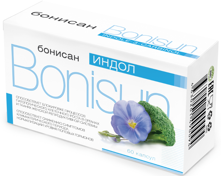 Бонисан индол капс. 0,5г №60