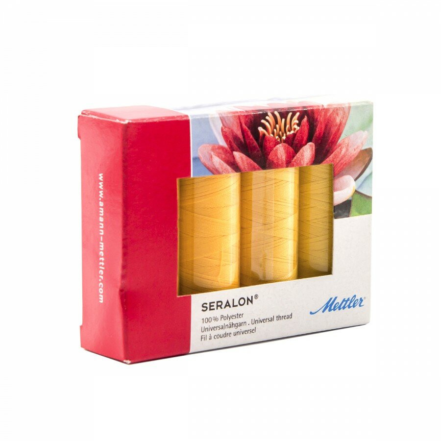 Набор с нитками Seralon в подарочной упаковке, 4 катушки 0892, 0607, 0120, 0113