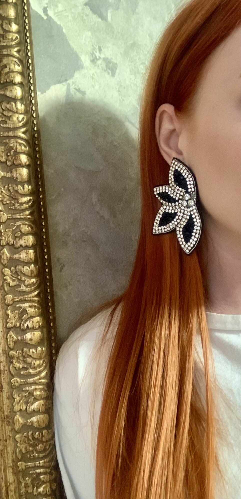 Серьги, бисер