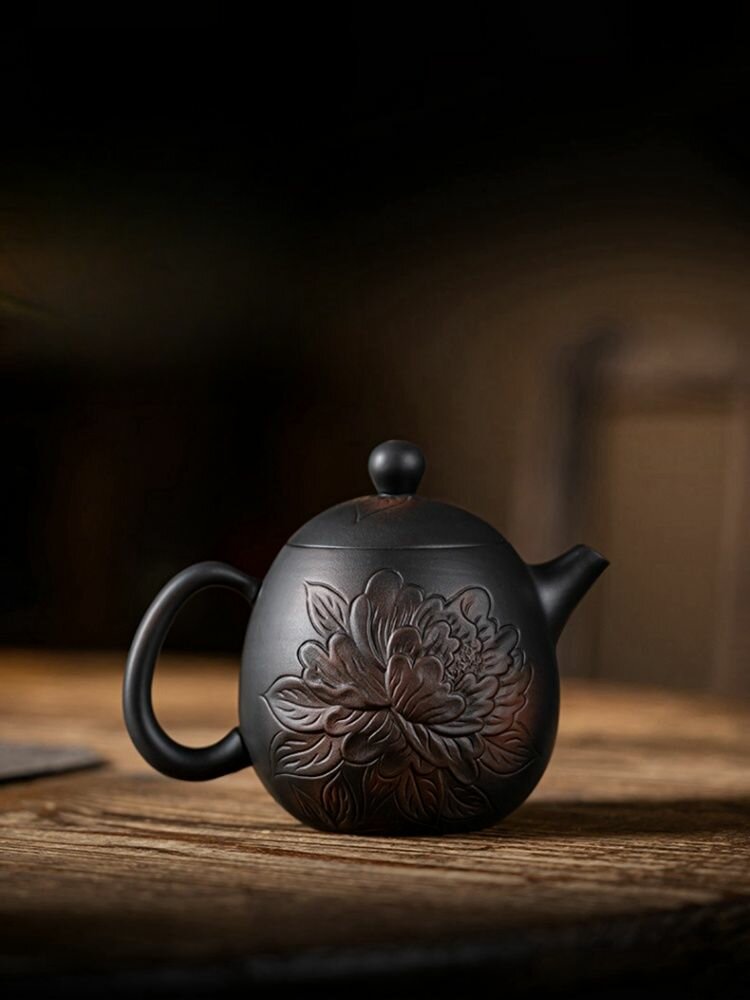 Чайник заварочный Чайные принадлежности Пурпурная керамика