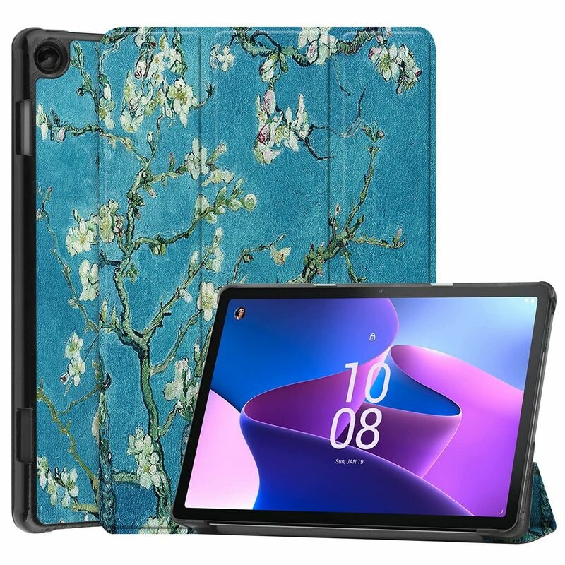 Смарт-чехол для планшета Lenovo Tab M10 Case 10,1 дюймов 3-го поколения 2022 (TB-328F), трехслойный смарт-чехол для планшета, Ударопрочный чехол-подставка с функцией автоматического пробуждения