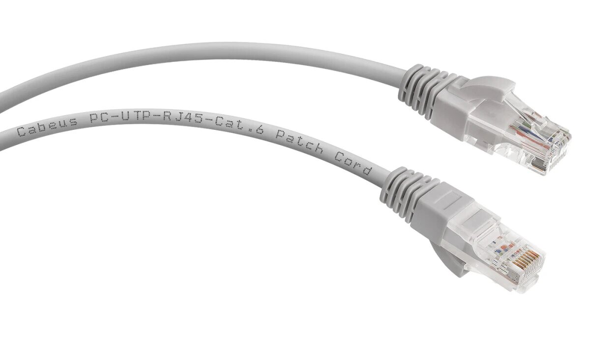 Патч-корд Cabeus 0.3м (PC-UTP-RJ45-Cat.6-0.3m)