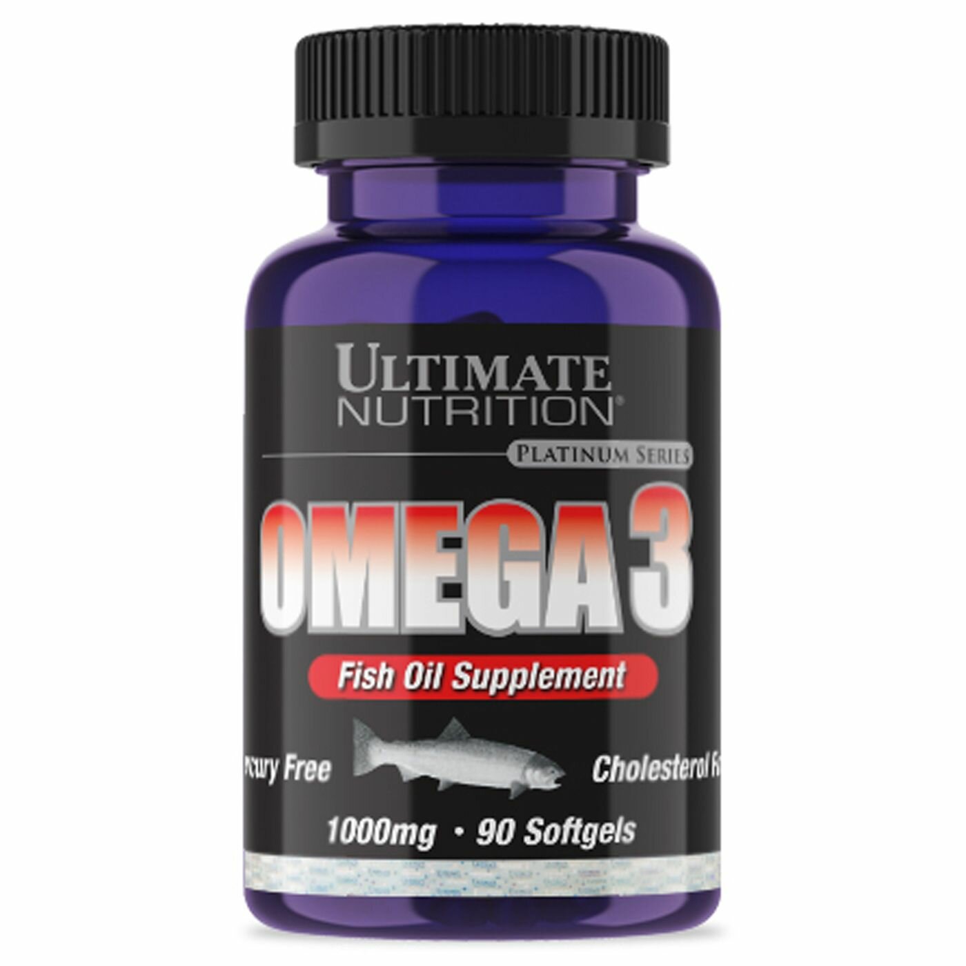 Рыбий жир Ultimate Nutrition Омега-3, 90 штук, 100% натуральный