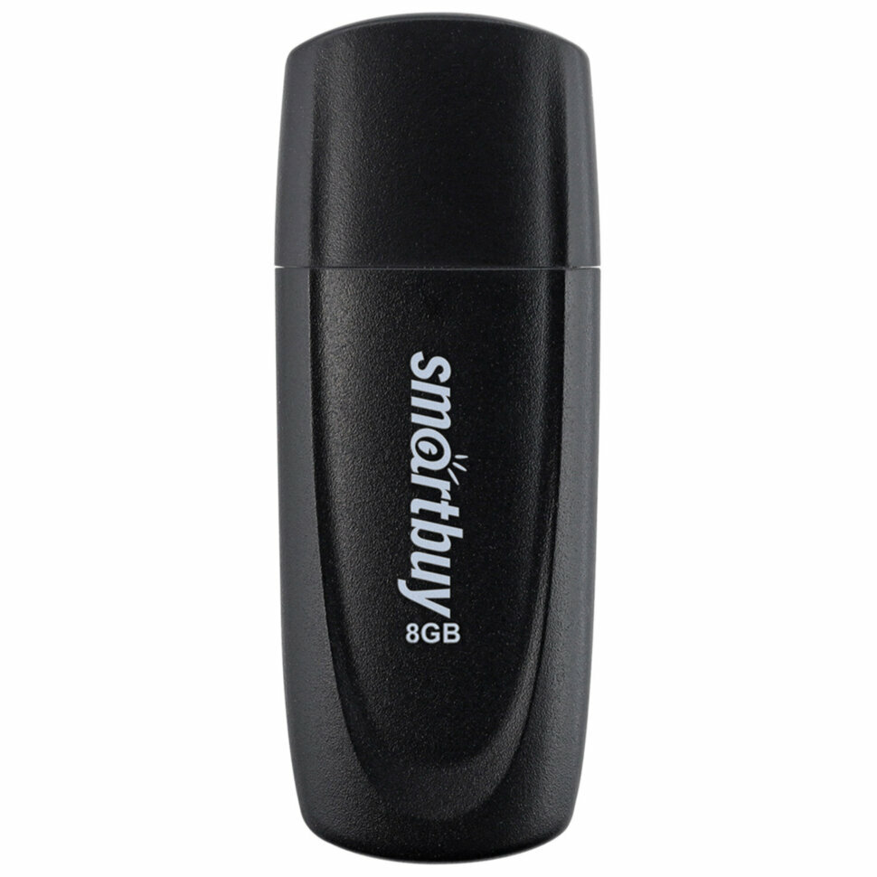 Флеш-диск 8 GB SMARTBUY Scout USB 2.0, черный, SB008GB2SCK, 513758