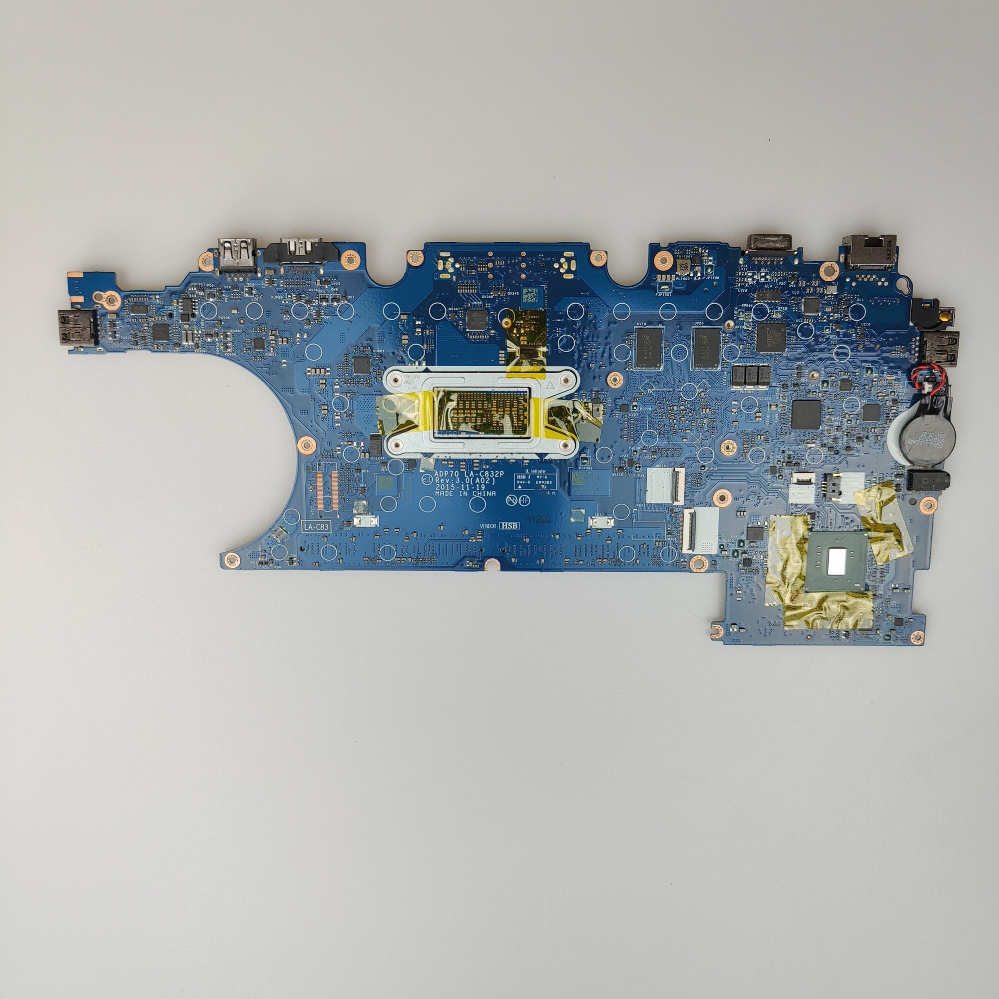 Для Материнская плата для ноутбука Dell Latitude E5470 5470 5480 E5480 Независимый процессор DELL LA-C832P i5-6440HQ