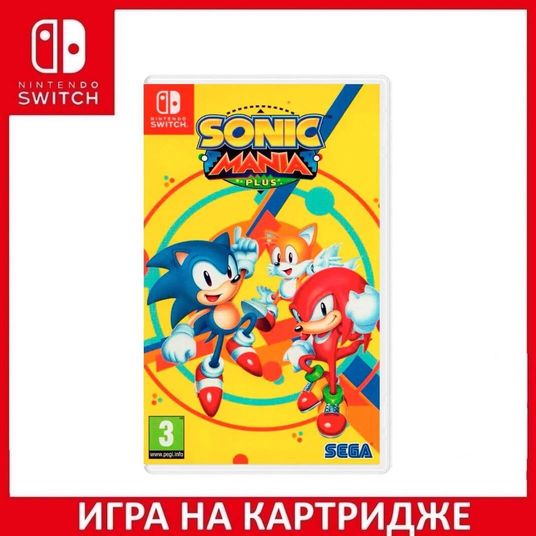 Игра Sonic Mania Plus (Nintendo Switch) Английская версия, картридж