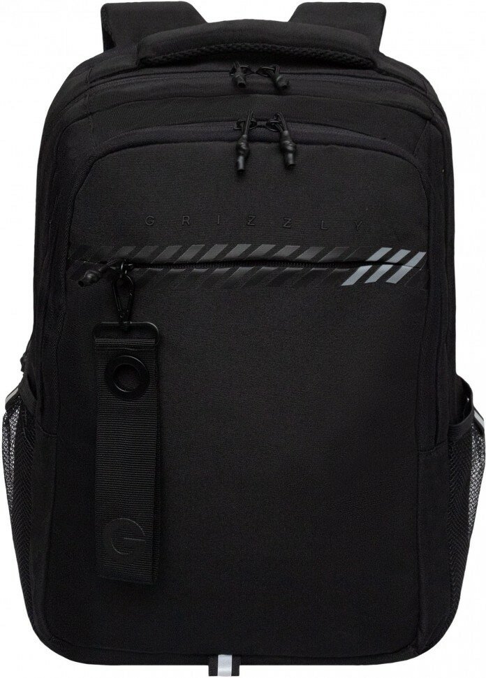 Рюкзак GRIZZLY RU-532-1/2 черный - черный