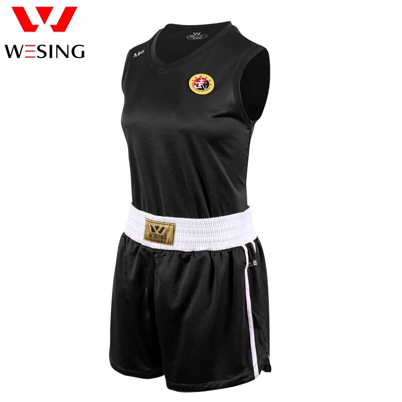 Wesing Униформа Санда для взрослых и детей красный/синий/черный 4XL, Women Black