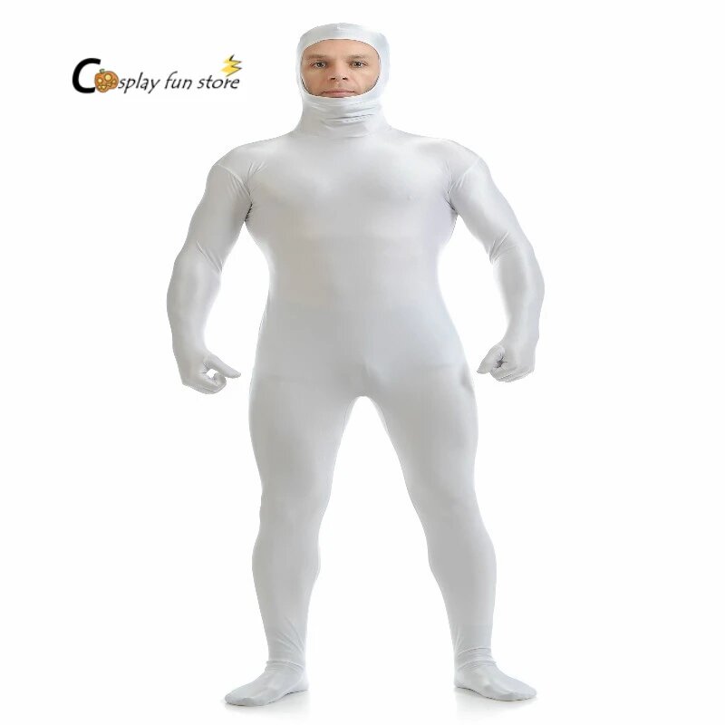 Зентай костюм белый XL