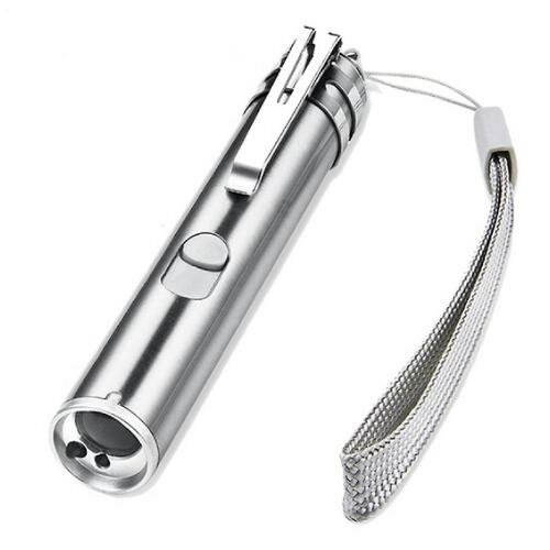 Usb Заряжаемые игрушки для домашних животных, кошачий тренировочный лазерный индикатор с LED фонариком