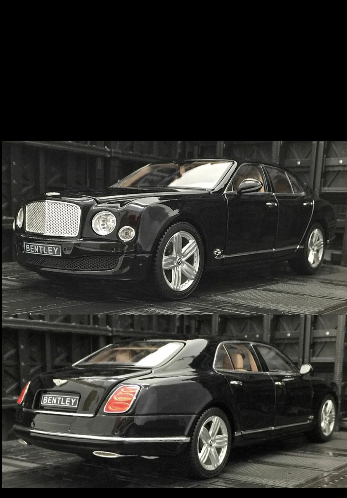 Коллекционная модель лимузина Bentley Mulsanne Grand. 1:24 (металл, свет, звук) -CA