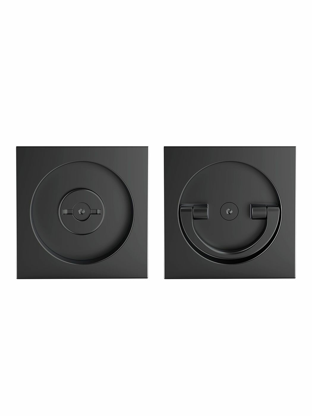 Ручка поворотная для раздвижных дверей Armadillo SH. QUADRO55. BK8 BL-26 черный
