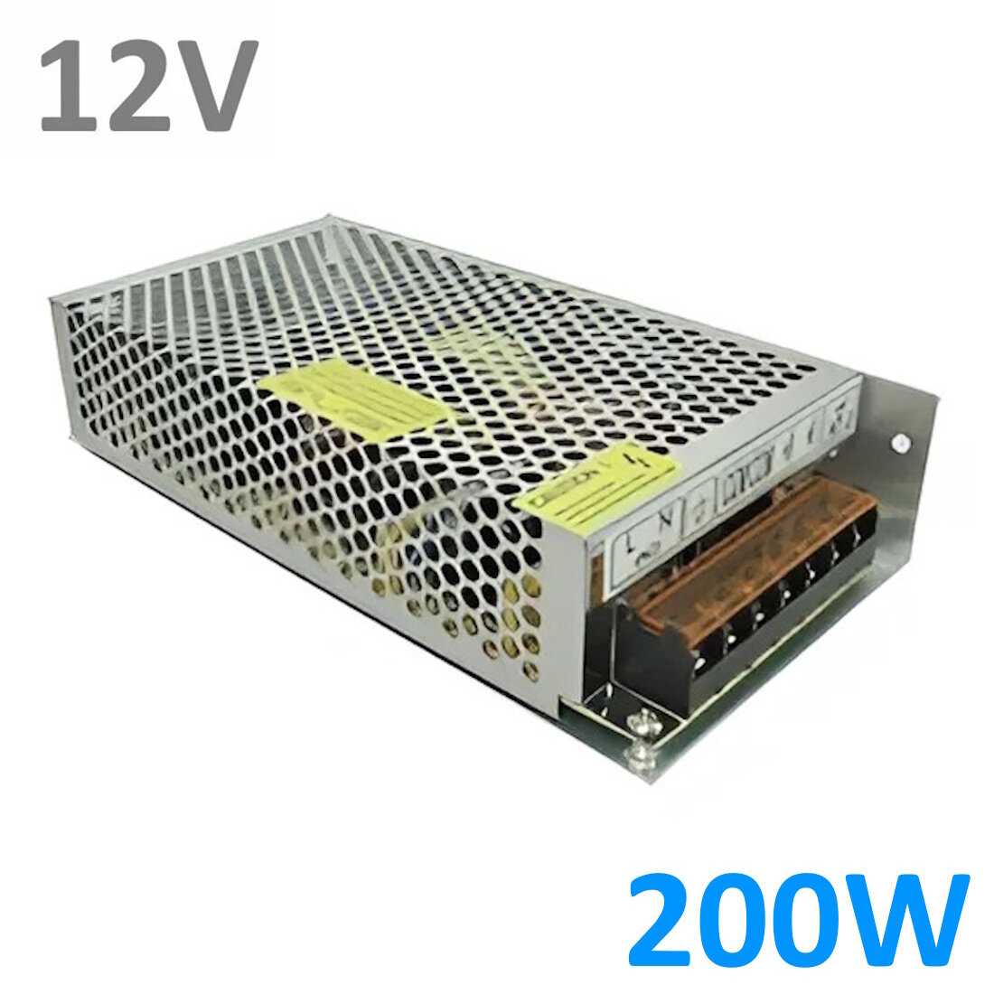 Блок питания для LED ленты 12V 200Вт 199х97х42 IP20 Ecola Classic