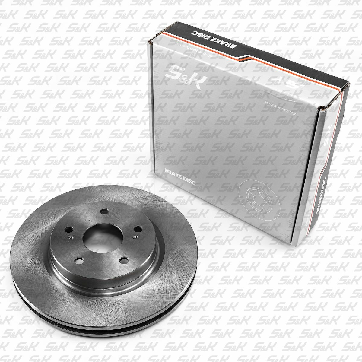 Диск тормозной передний вентилируемый для Сузуки Гранд Витара 2005- Suzuki Grand Vitara Артикул SKBD1145 производителя S&K