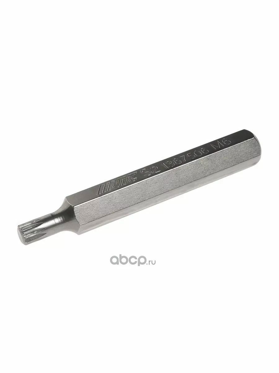 Бита SPLINE М6 х 75 мм, шестигранник 10мм