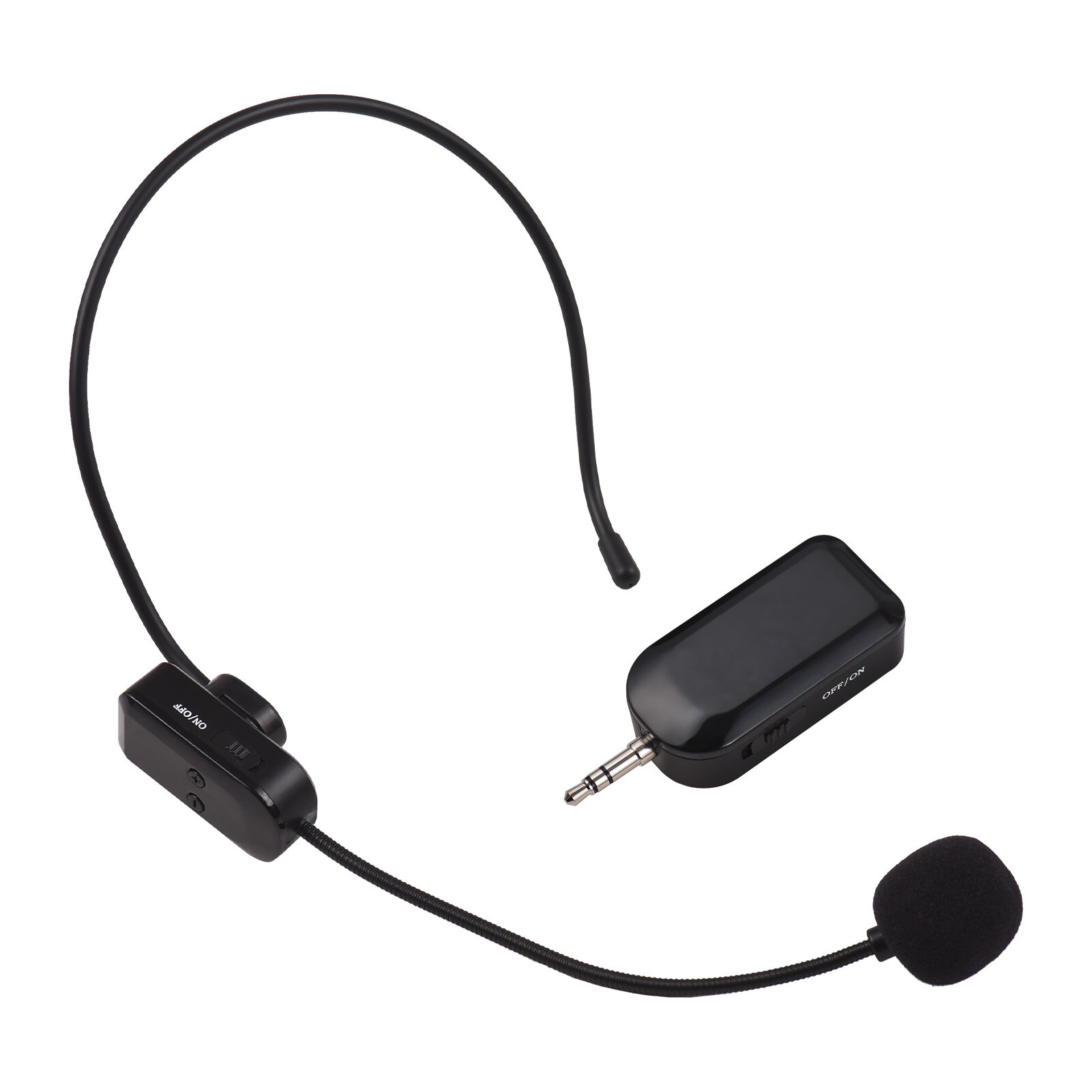 2.4G Беспроводной Микрофон Нагрудный, Дальность Приема 98ft, Нагрудный Микрофон, Ручной Микрофон и Клипса 3 в 1, Микрофоны Нагрудные для Караоке, Колонок PA Систем, Учителей, Фитнеса