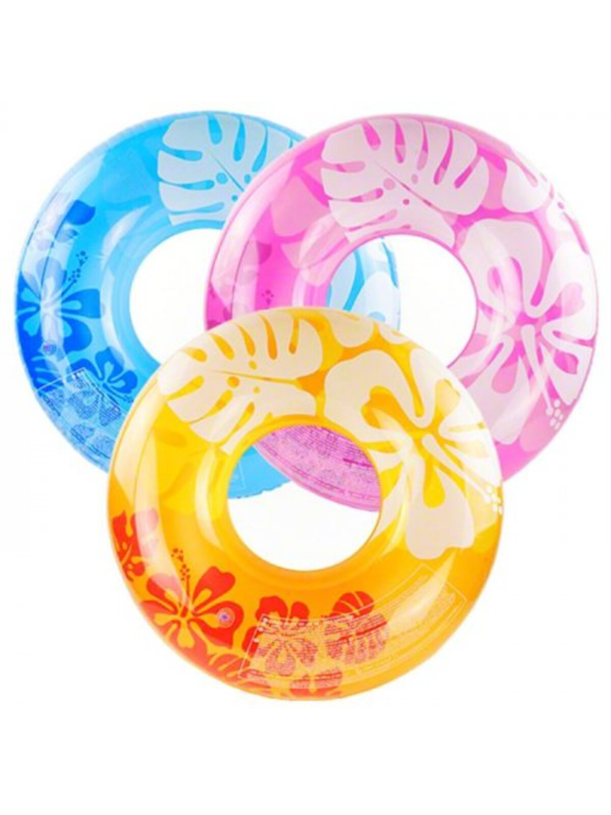 Круг для плавания Intex "Тропики" 59251, надувной, ПВХ, 91х91 см