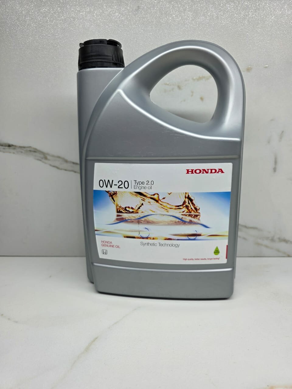 Синтетическое моторное масло Honda 0W-20 Type 2.0, 4 л, 4 кг, 1 шт
