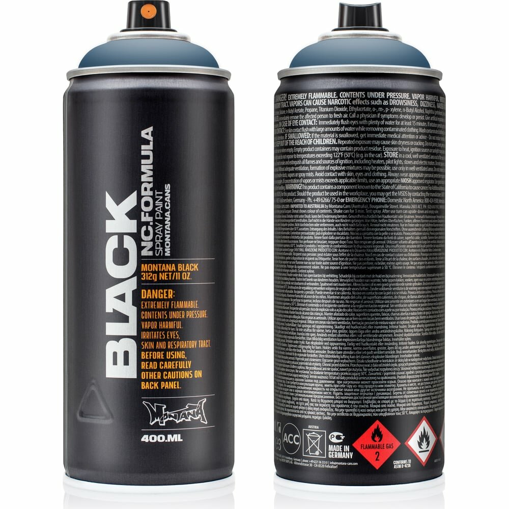 Краска MONTANA BLACK кит, 0.4 л 5190 BLK
