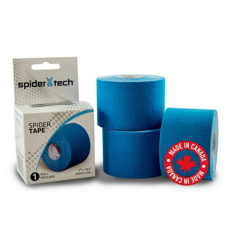 Тейп SpiderTech 5см*5м. голубой