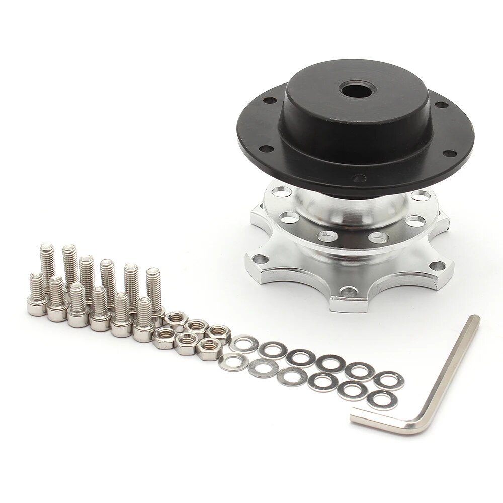 Универсальный Быстросъемный Адаптер Для Рулевого Колеса С 6 Креплениями, Аксессуар Для Silver