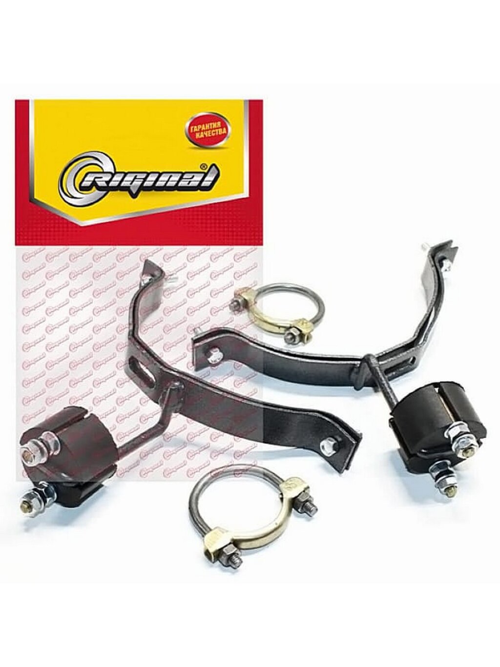 Ремкомплект крепления глушителя для а/м ГАЗель, Соболь до 2003 г. в. "Riginal" (втулки, болты, хомуты