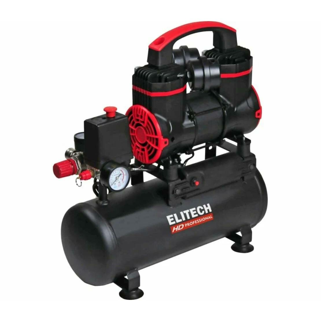 Компрессор ELITECH HD ACF 200-8S, коаксиальный, б\масл, 200 л\м, 1000 Вт, 8 бар, 2 цилиндра