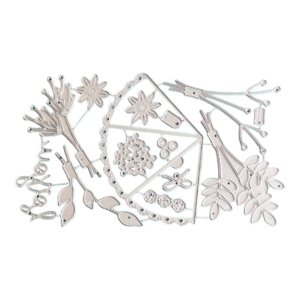 Металлические трафареты для цветочной композиции