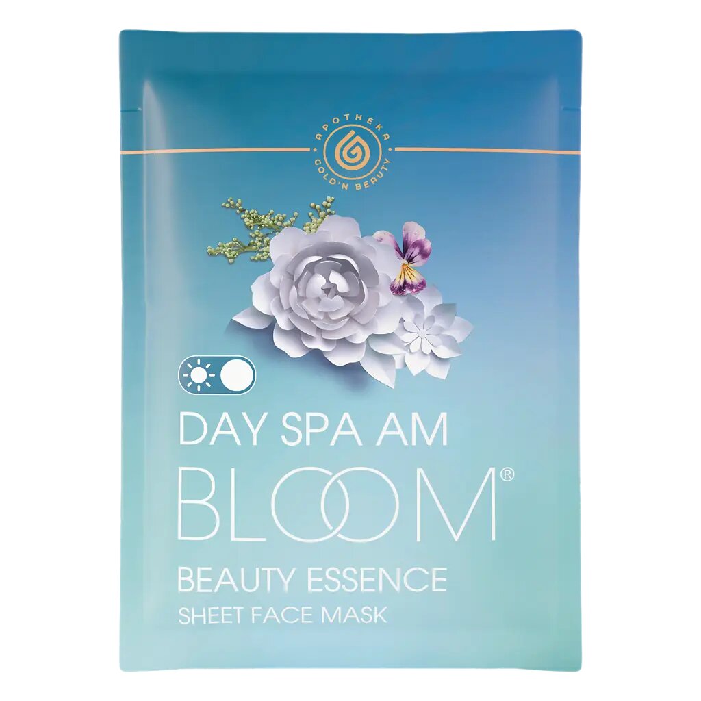 Gold'n Apotheka Тканевая маска для лица Bloom Face Mask Day SPA AM 25 г 1 шт