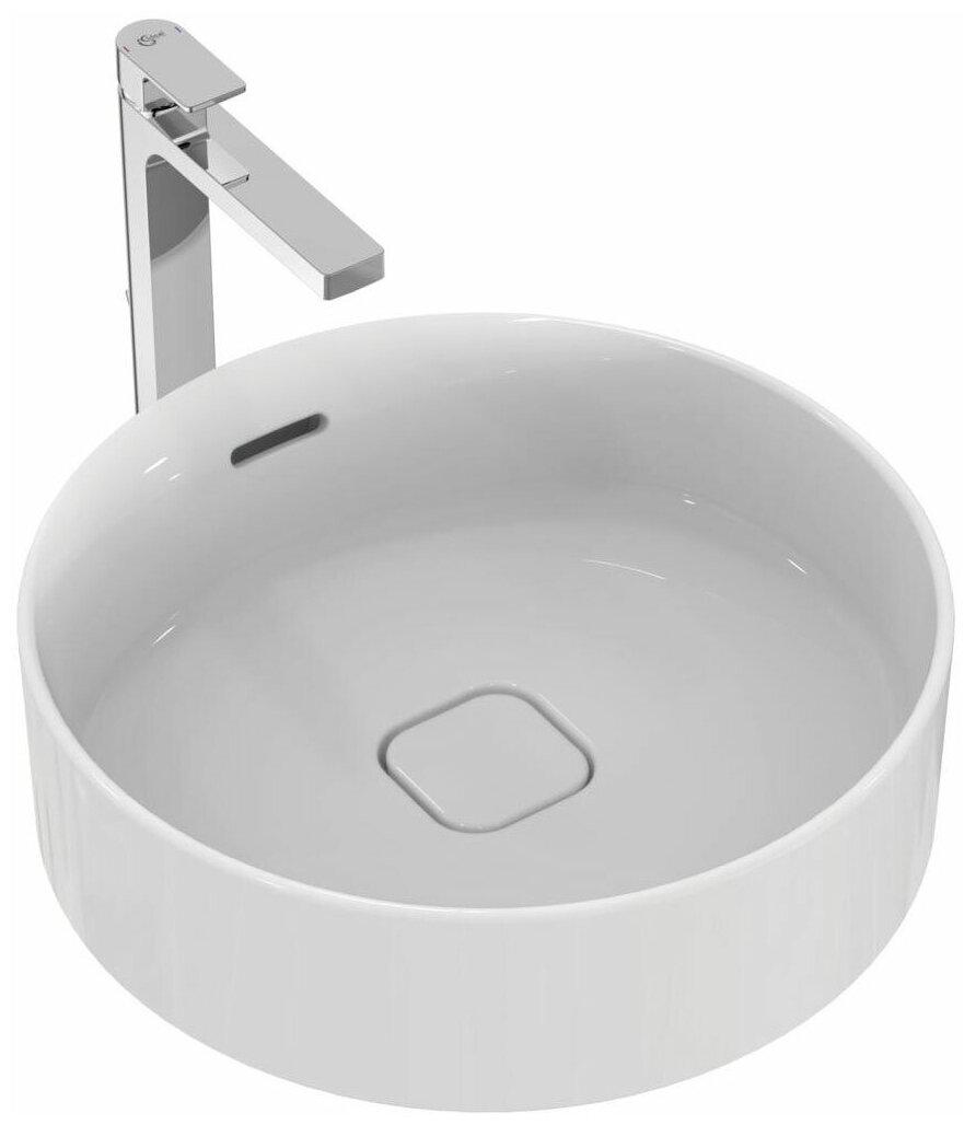 Раковина Ideal Standard Strada II Round Vessel T296101, перелив, без отверстия под смеситель 74612