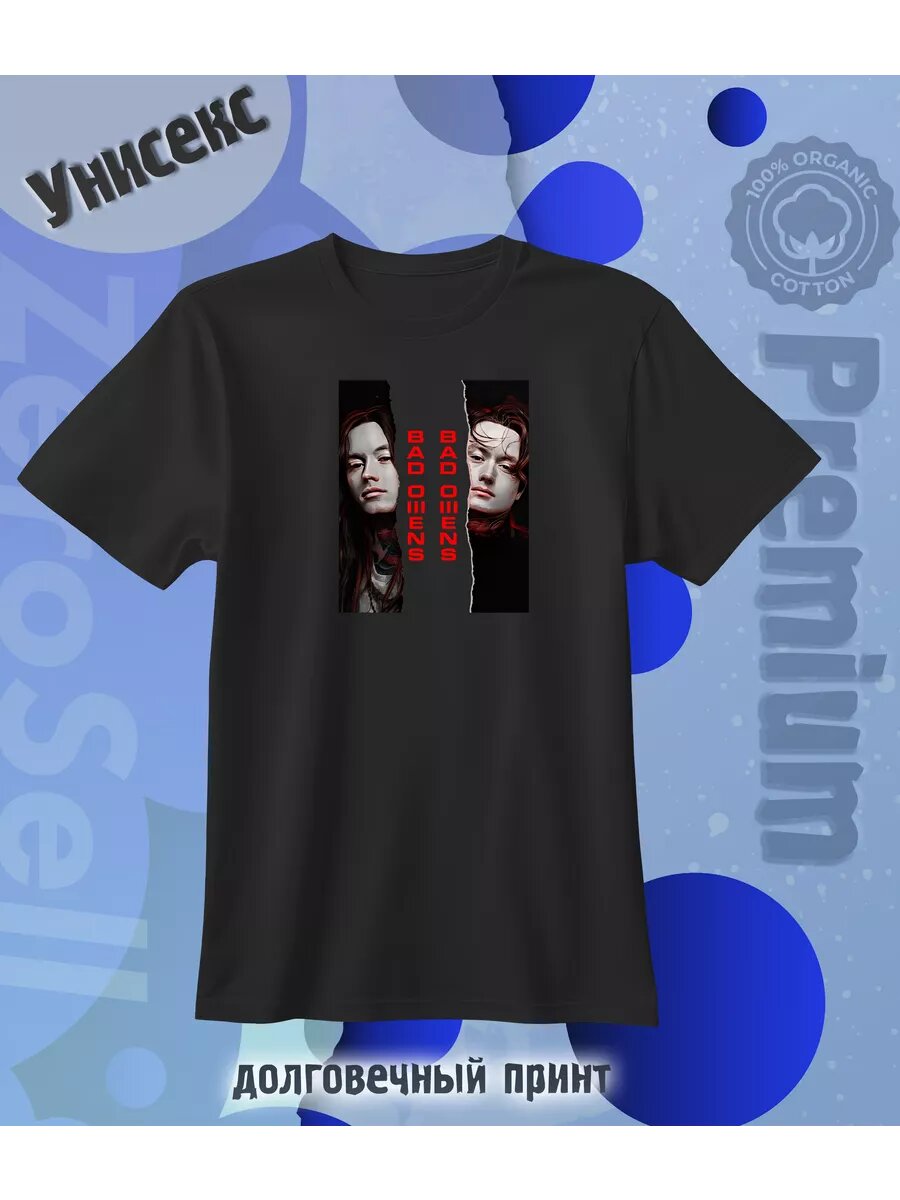 Футболка bad omens рок группа