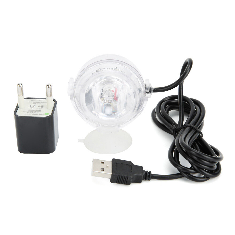 Подводный светодиодный прожектор для аквариума, амфибийное освещение (синий точечный светильник)