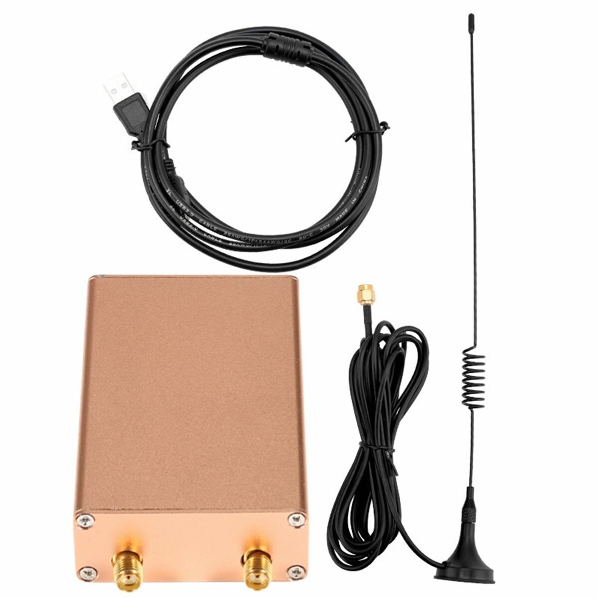 Радиоприемник RTL SDR 100 кГц-1,7 ГГц AM FM Full Band UV HF RTL-SDR USB-тюнер Dongle Коротковолновый широкополосный интерком
