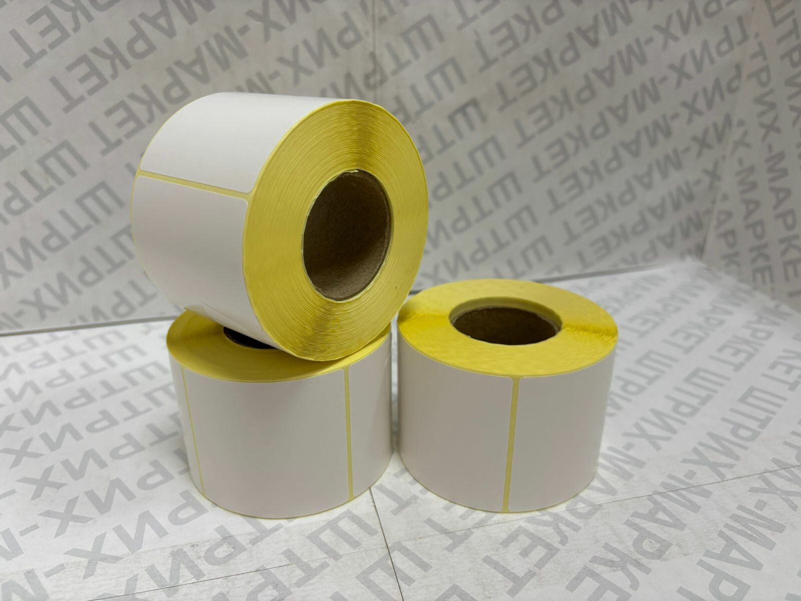 Этикетки термо ТОП 58х60/500 для заморозки 3 рулона в комплекте