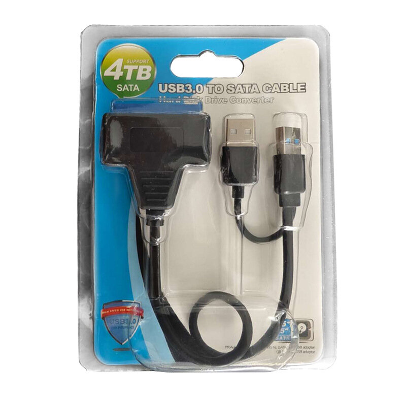 Кабель USB3.0 easy drive, с блоком питания, для чтения конвертеров, 2,5/3,5 дюйма