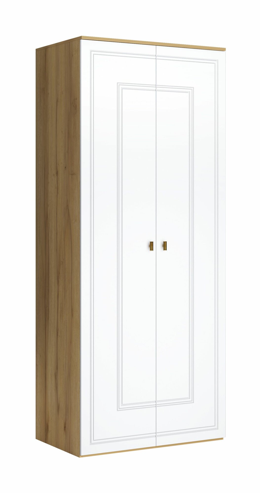 Шкаф Кураж Вега Сапфир, ЛДСП, МДФ, распашной, прямой, 2 двери