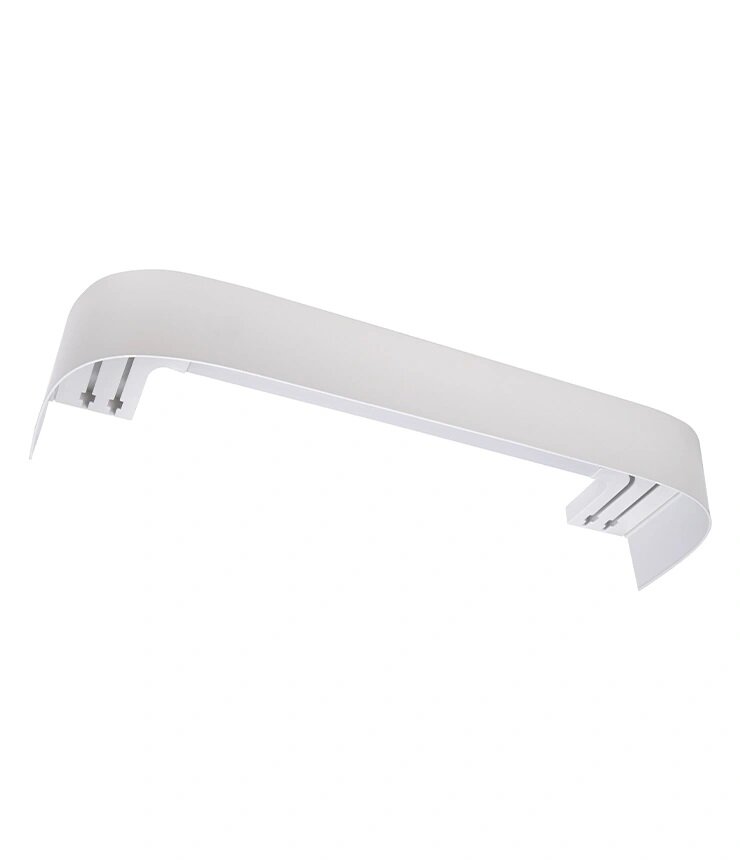 Карниз поворотный Легранд Матэ 7см, 2рядный, 3,0м, светло-серый